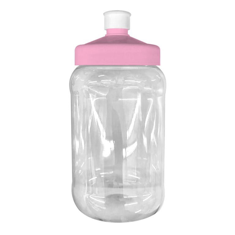 ENVASE PET 500 ML TAPA CHUPON ROSA