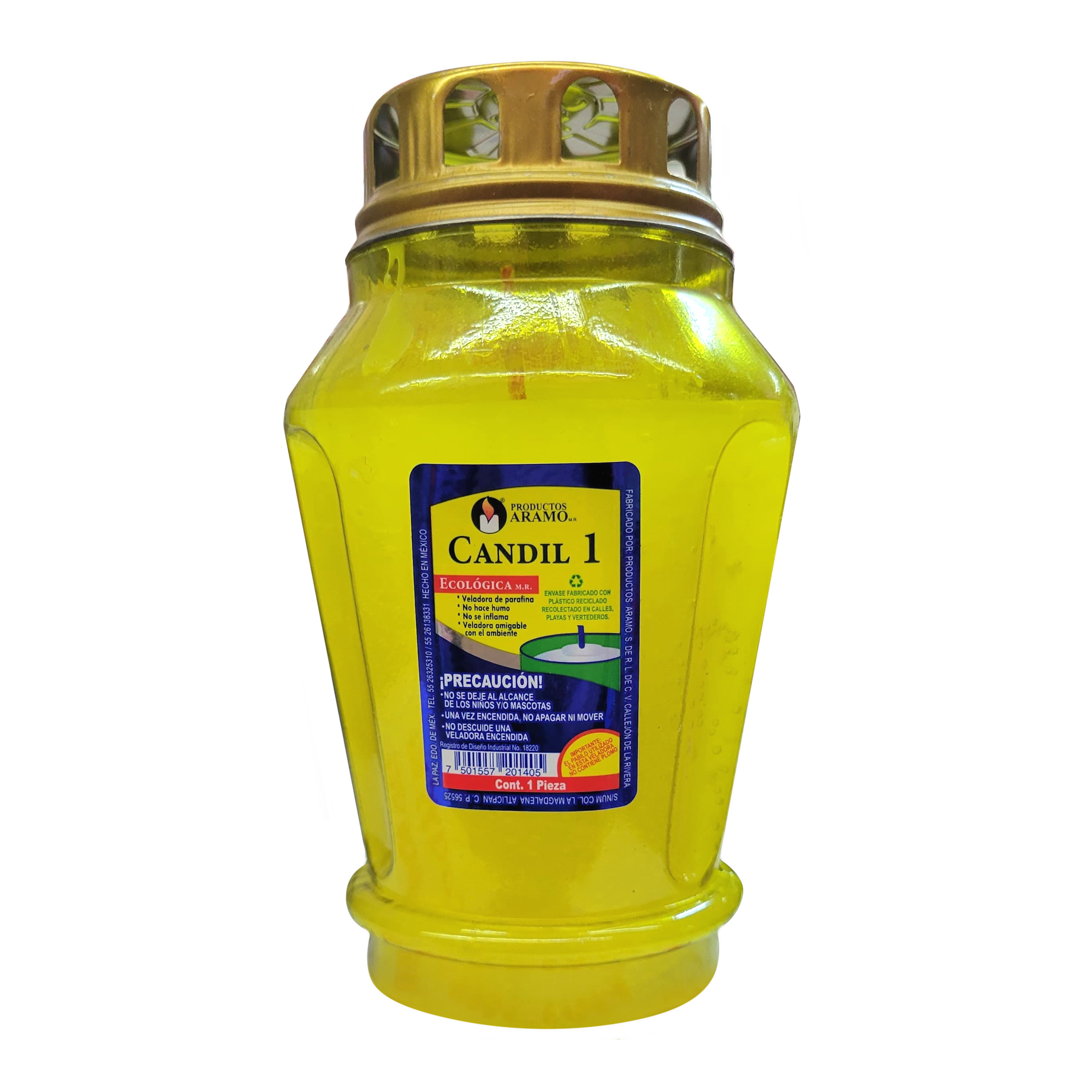 VELADORA CANDIL # 1 ARAMO