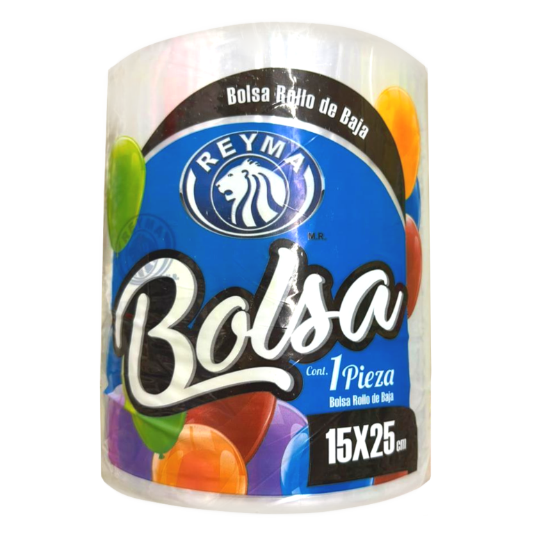 BOLSA ROLLO DE BAJA 15 X 25 1 KG